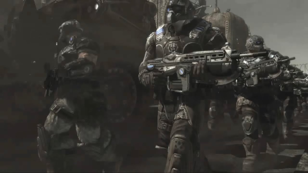 Gears Of War Custom Figures Variant Cog Soldiers. - YouTube