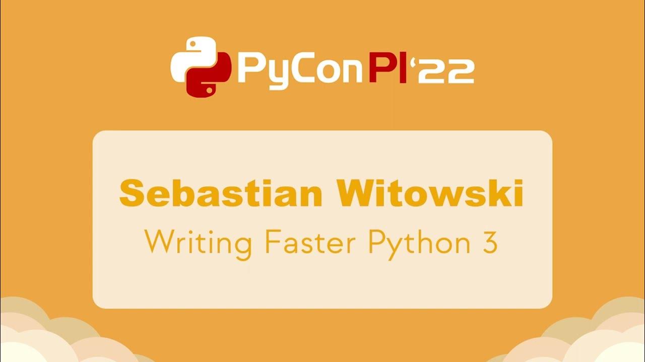 Sebastian Witowski - Writing Faster Python 3 - YouTube