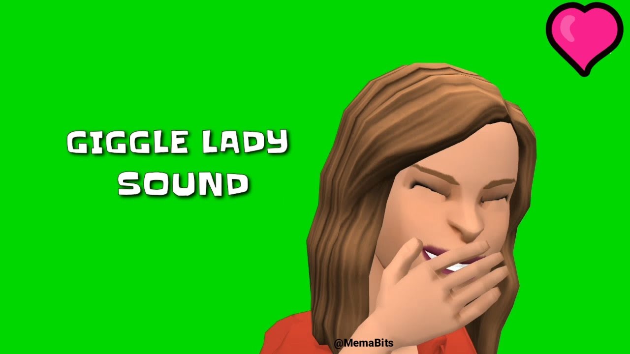 GIGGLE LADY SOUND//Emoticons/funny reaction for videos - YouTube