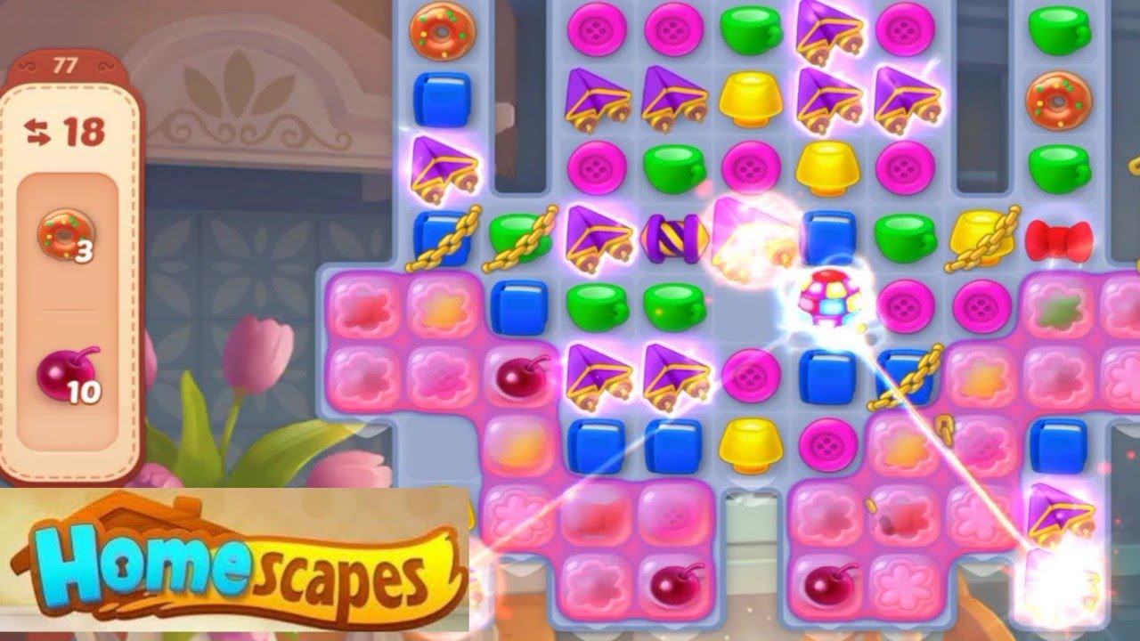 10 Times Fail in Homescapes! Homescapes Gameplay - Level 77। Grand ...