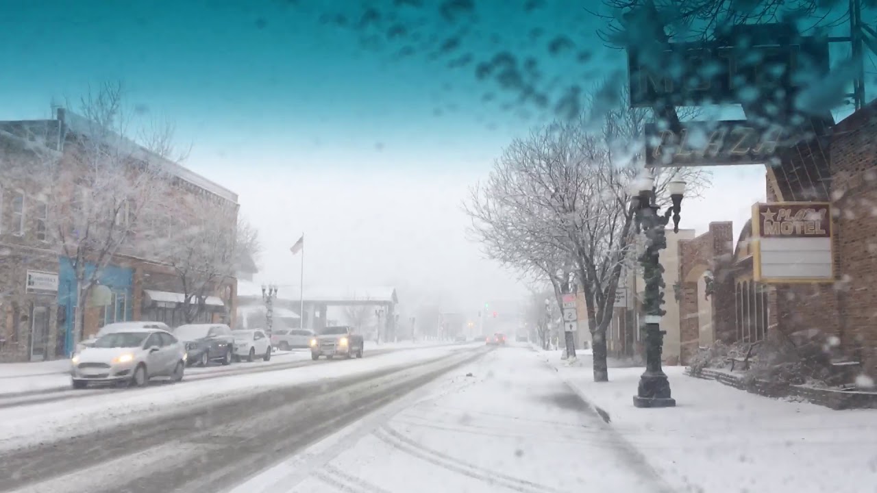 GRAND FORKS: Heavy Snow & Dangerous Icy Roads In Northern Valley - YouTube