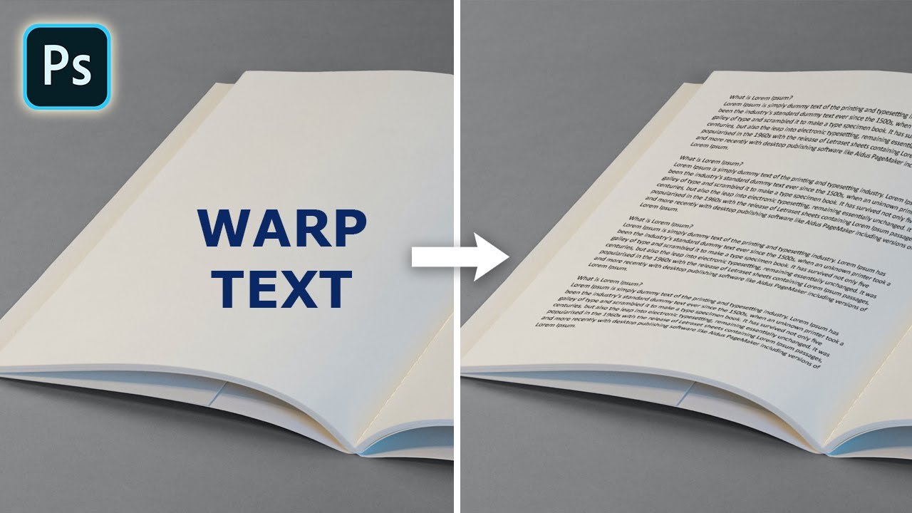 How to Add Warp Text Effect in Photoshop | Photoshop Tutorial | Urdu ...