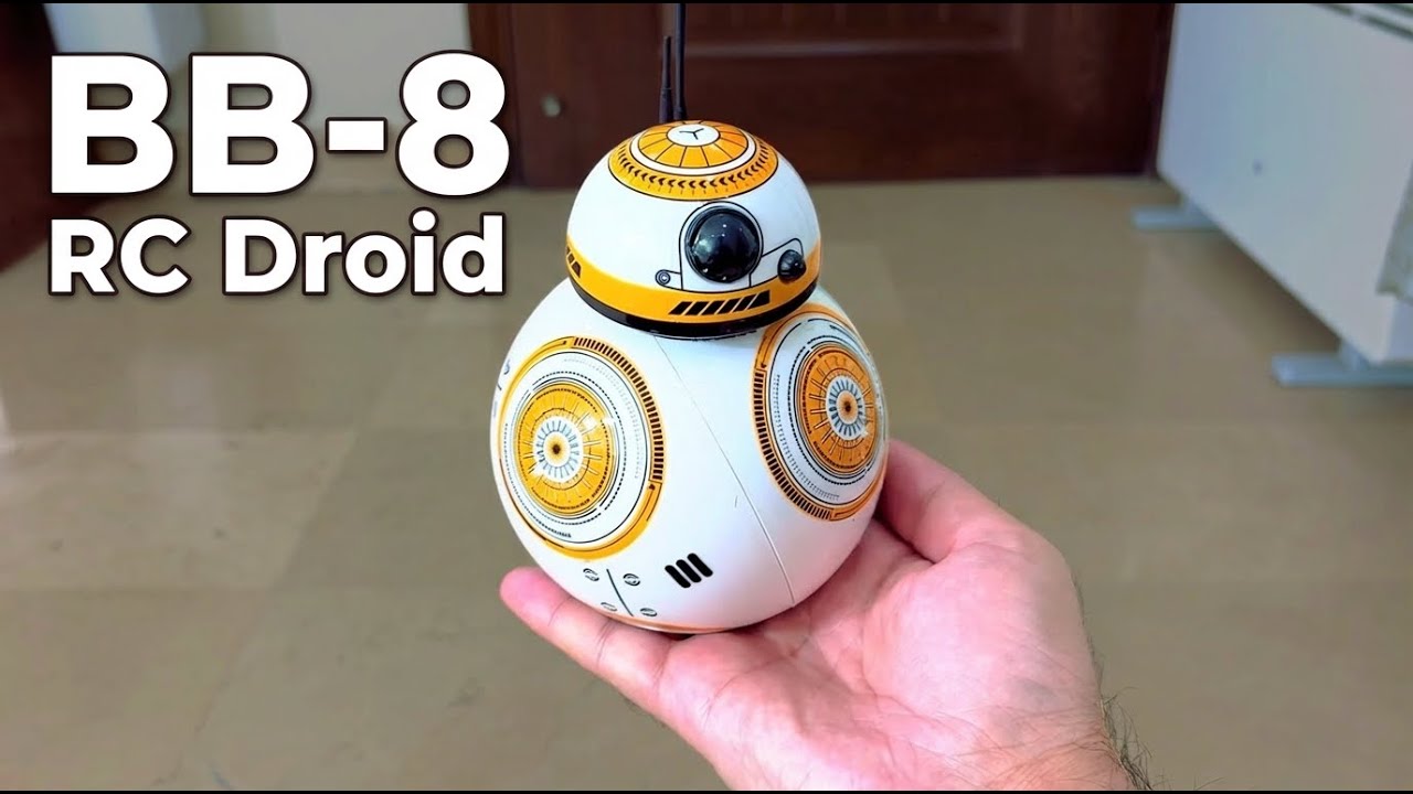 BB-8 Action Figure RC Droid – Real Movement & Sounds - YouTube