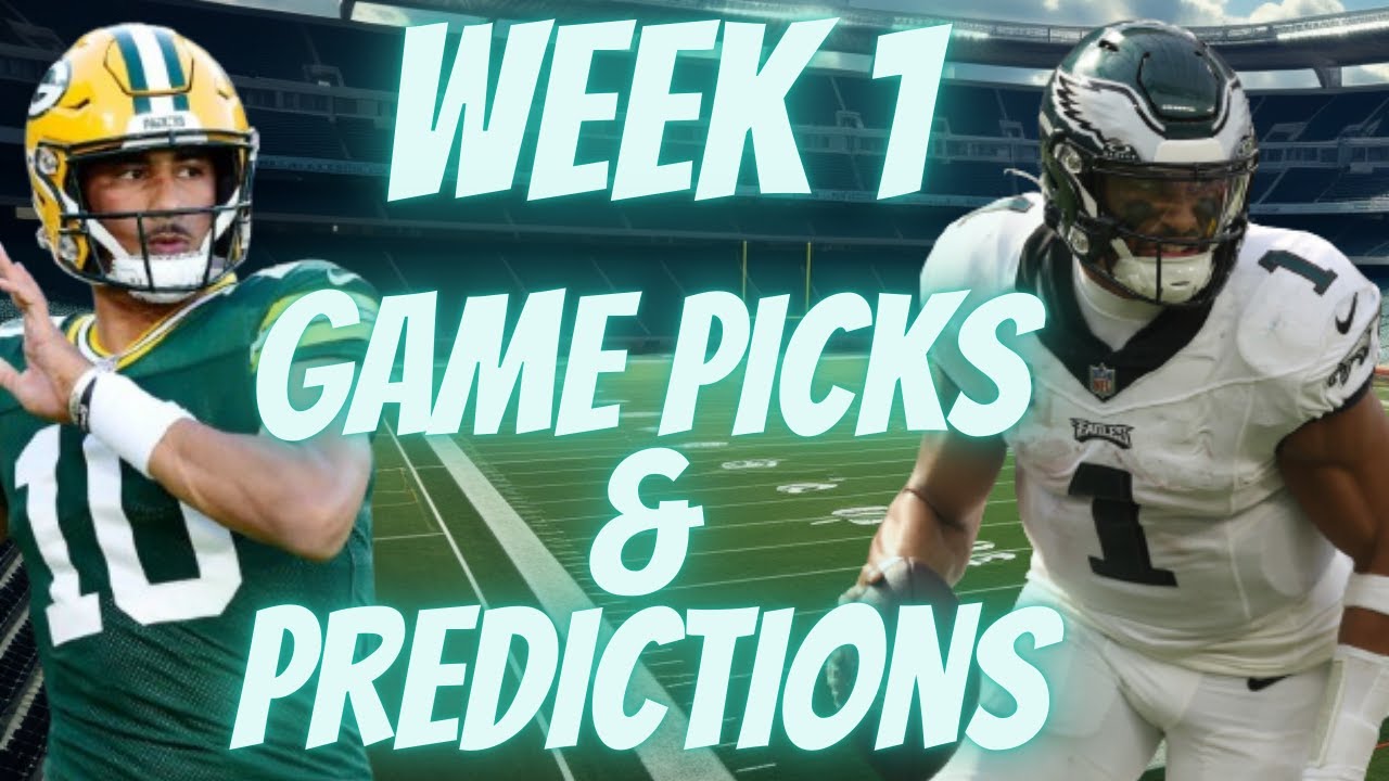 NFL Week 1 Predictions and Picks 2024: ESPN Pick'em Week 1 #Week1Picks ...