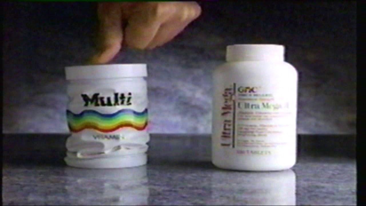 Ultra Mega II GNC Commercial 1990's - YouTube