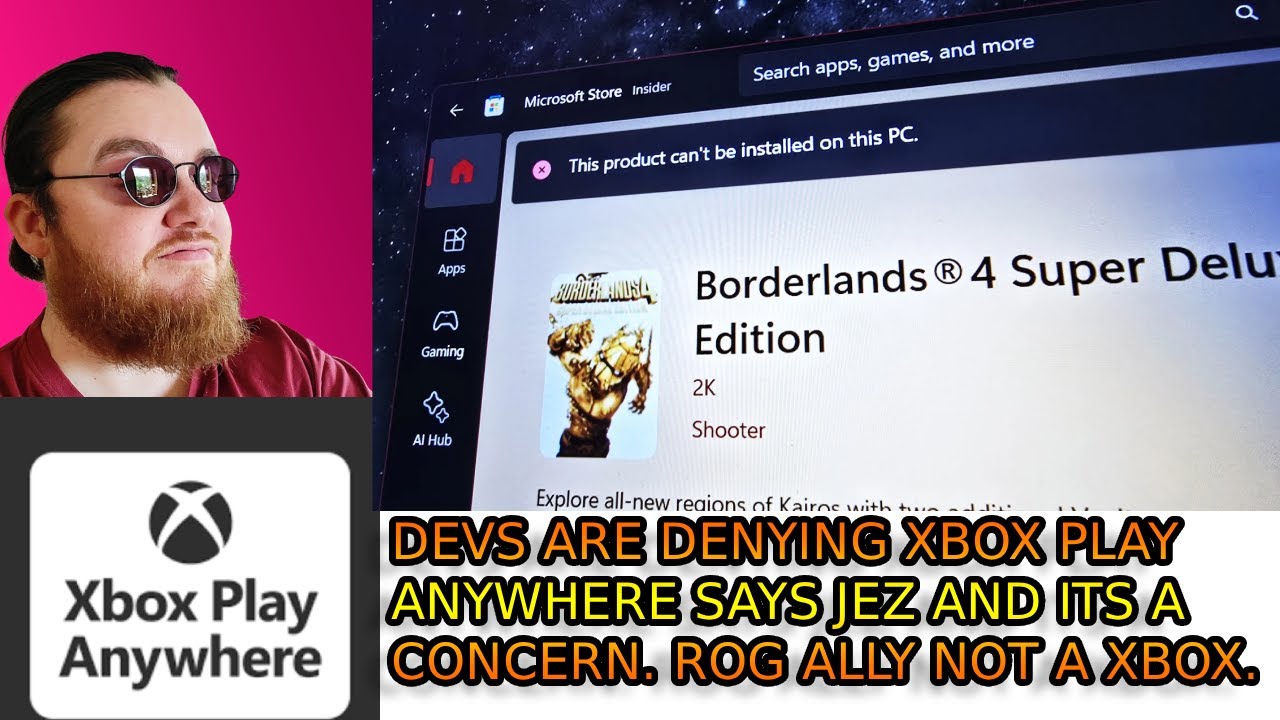 Xbox Rog Ally Is Not A XBOX Says Jez. Games Are limited! DEVS ARE ...