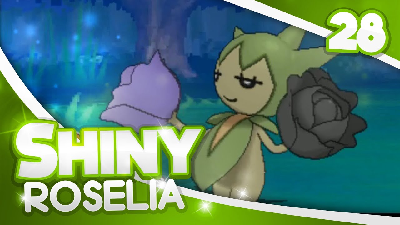 Pokemon [ORAS] Shiny Hunting - #28 - 221 Horde Encounters SHINY ROSELIA ...