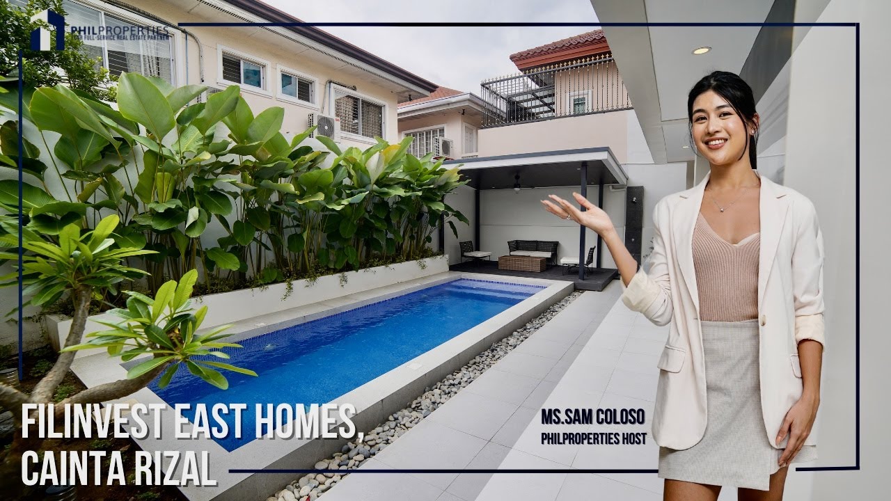 Filinvest East Homes Contemporary House & Lot with Swimming Pool 〰️ ...