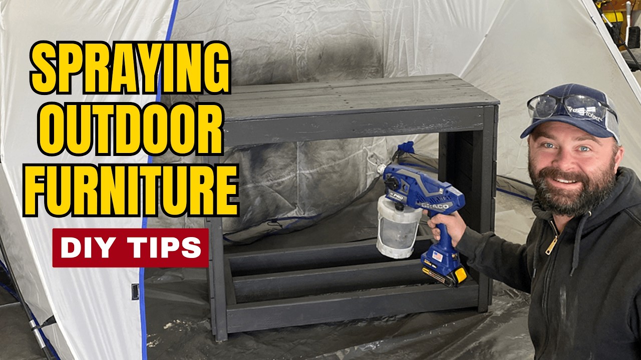 Spraying Outdoor Furniture | Is it worth it to spray? - YouTube