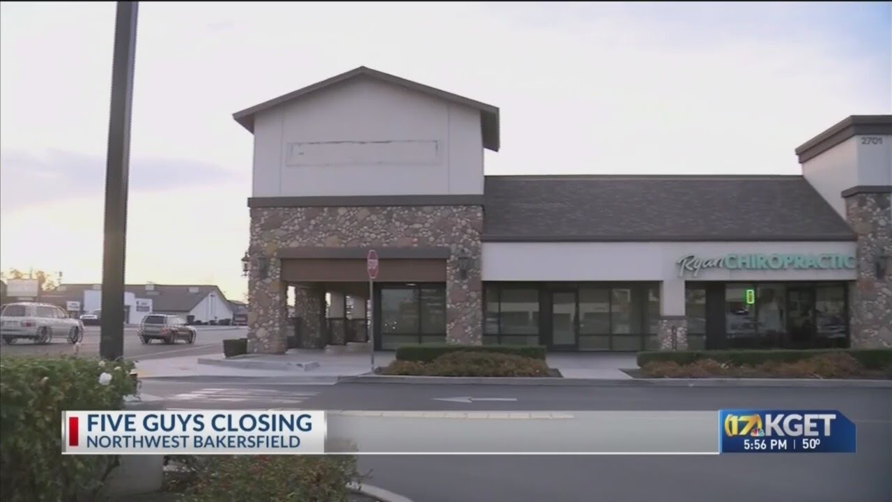 Five Guys closing in northwest Bakersfield - YouTube