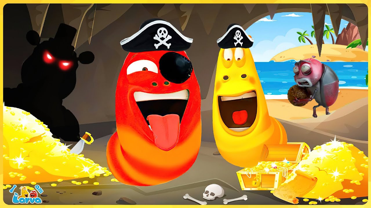 LARVA PIRATES AND CAVE TREASURES THE BEST CARTOONS FOR KIDS LARVA ...