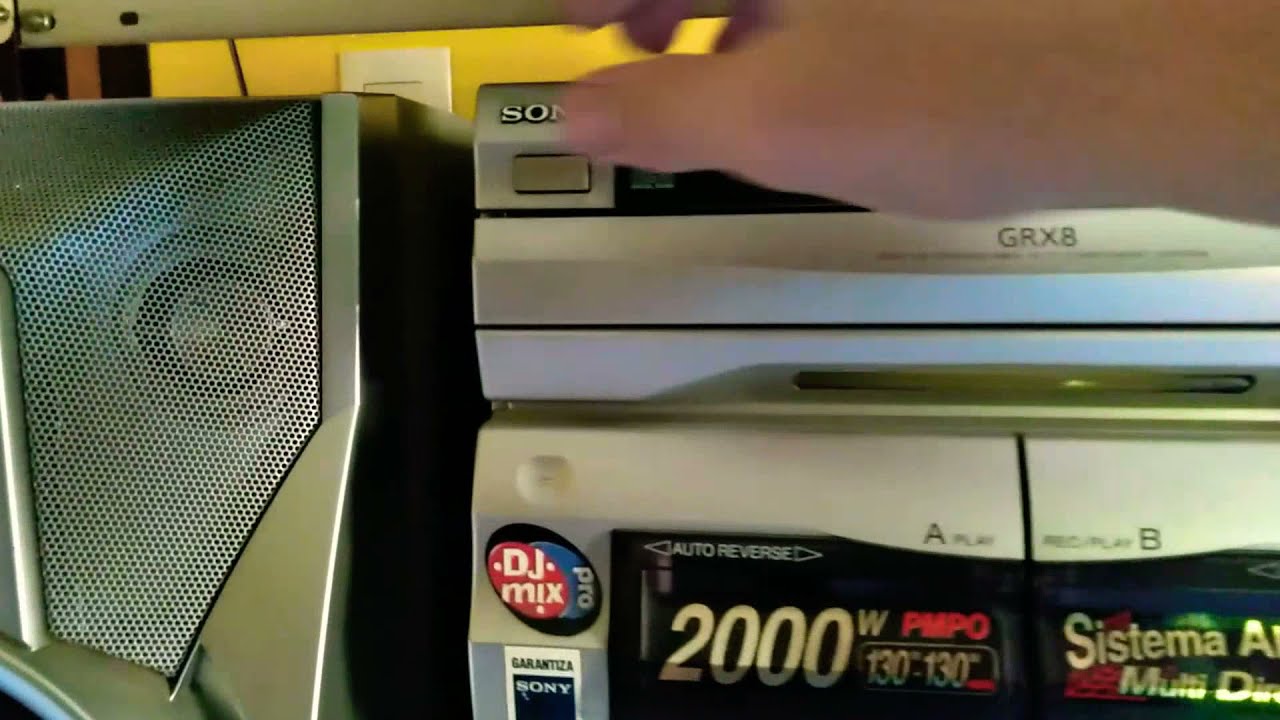 20 years sony grx8 - sound quality test #1 - YouTube
