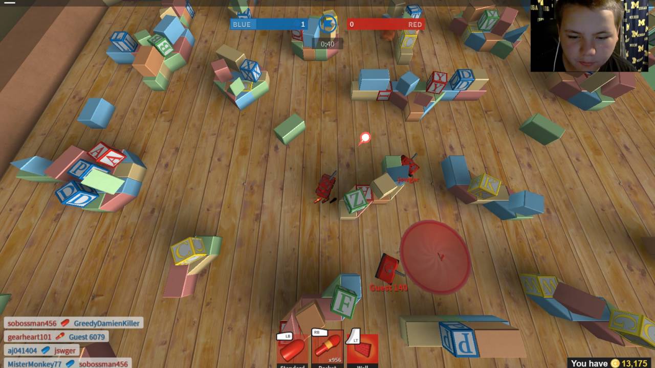 Playing Tiny Tanks (Roblox) - YouTube