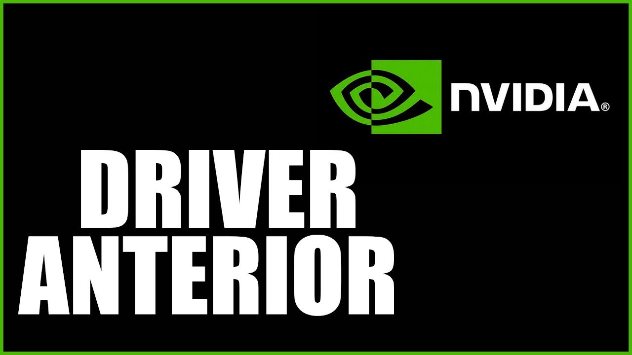 Volver a una versión anterior de drivers NVIDIA - YouTube