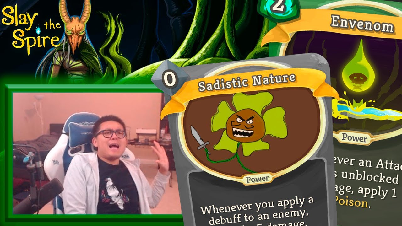 Satisfying Poison Combo / Amaz / Slay the Spire - YouTube