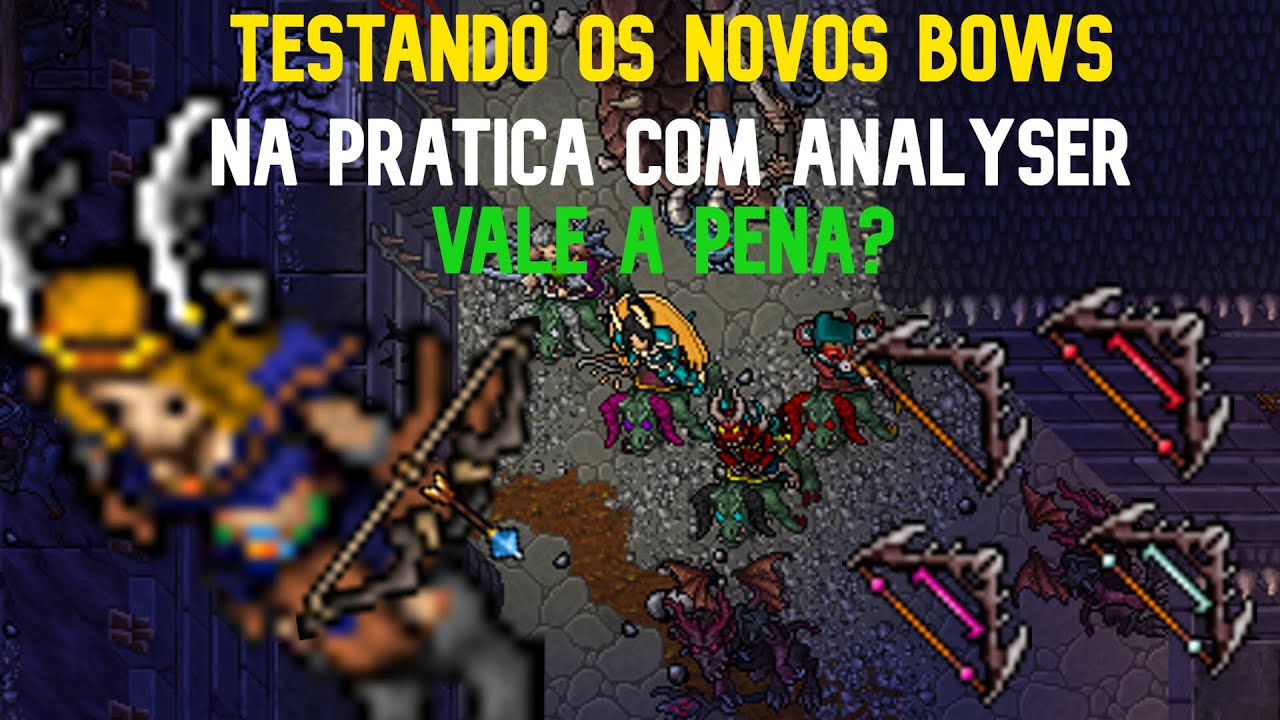 Tibia | TESTANDO OS NOVOS BOWS DO UPDATE! VALE A PENA? - YouTube