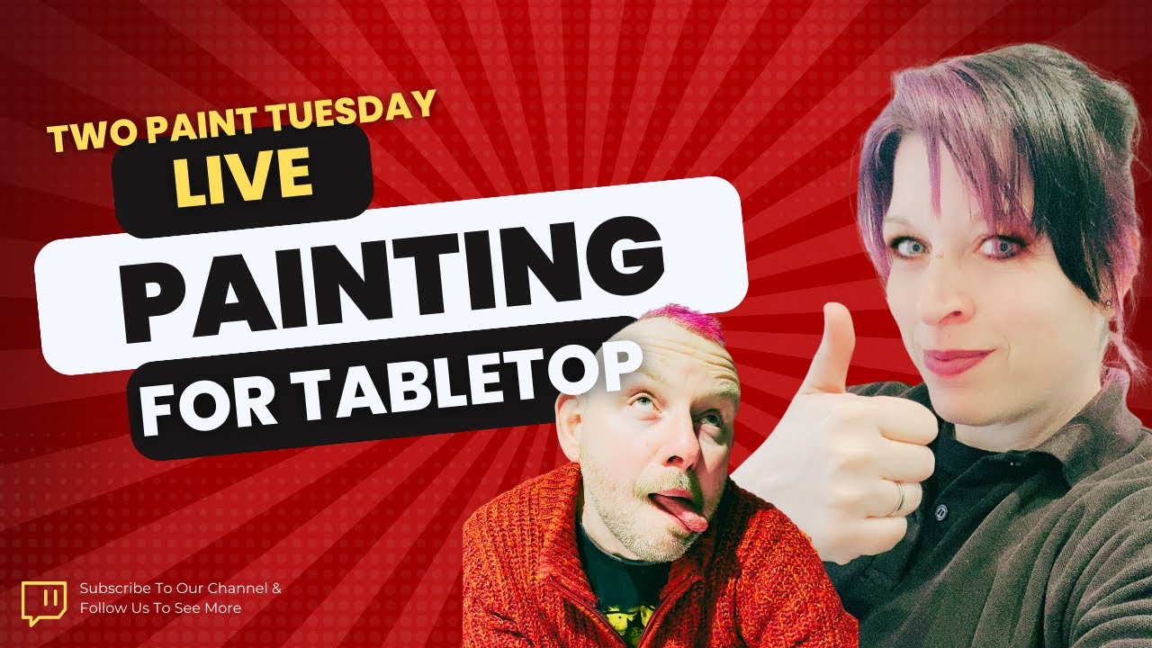 Two Paint Tuesday | Painting Terrain and Tabletop Miniatures Live - YouTube