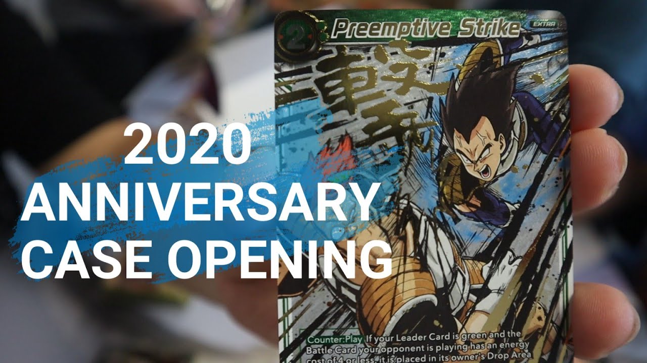 BRAND NEW! | DBS 2020 Anniversary Box Case Opening | Bandai - YouTube