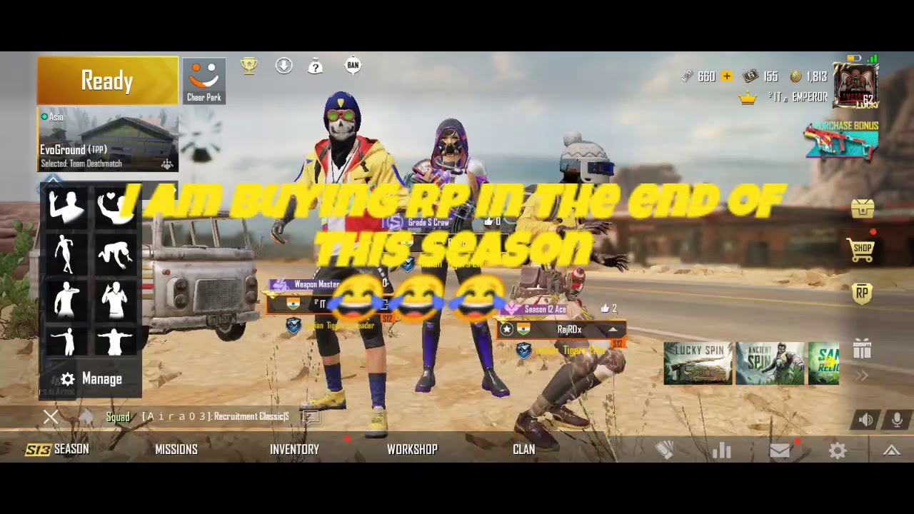 Season 13 RP buying ( PUBG Mobile ) - YouTube