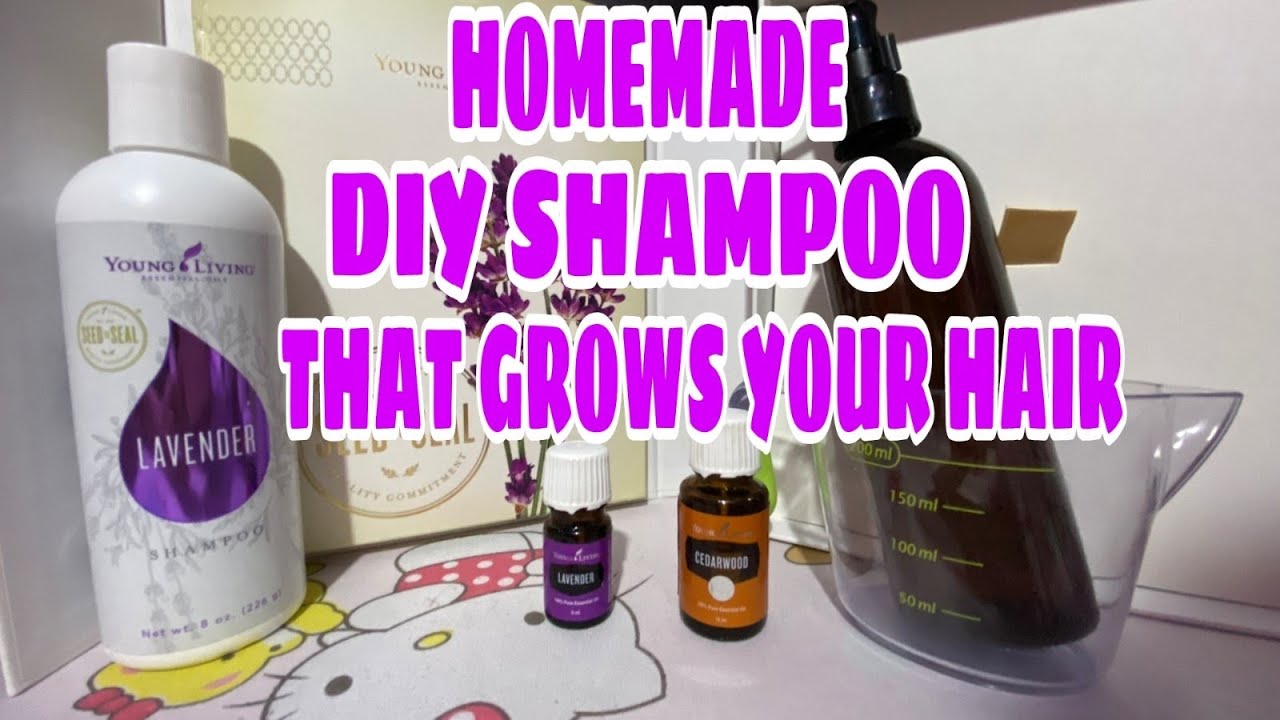 DIY SHAMPOO-HOW TO MAKE A SHAMPOO THAT WILL MAKE YOUR HAIR GROW AND ...