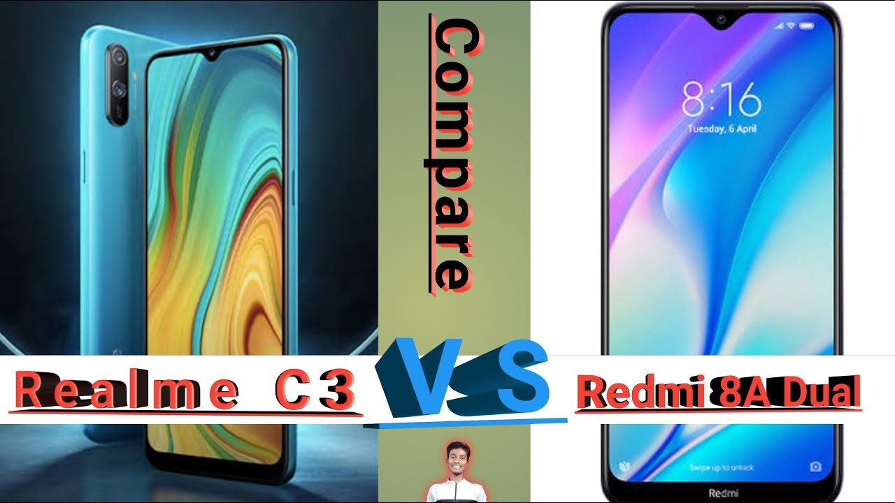 Realme C3 VS Redmi 8A Dual - Specification Comparison - YouTube