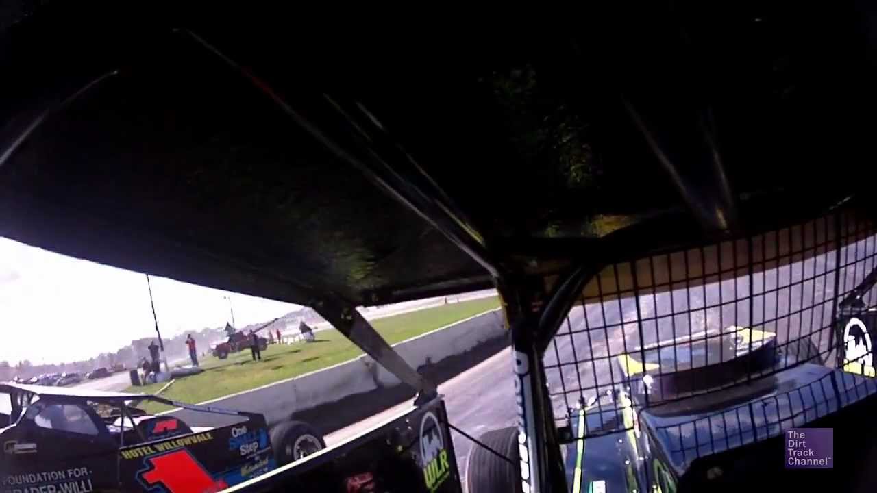 Brett Hearn Big Block Modified in-car video at Fonda Speedway (NY ...