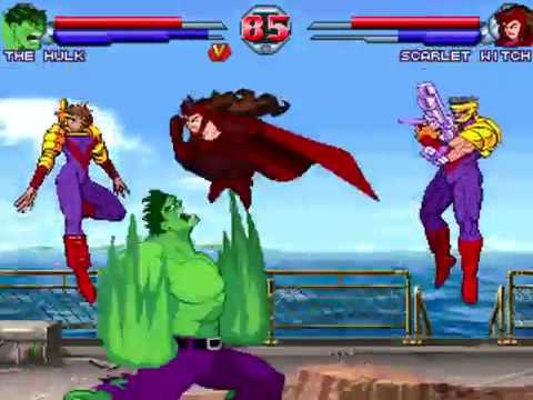 DC vs. Marvel Mugen Playthrough: The Hulk - YouTube