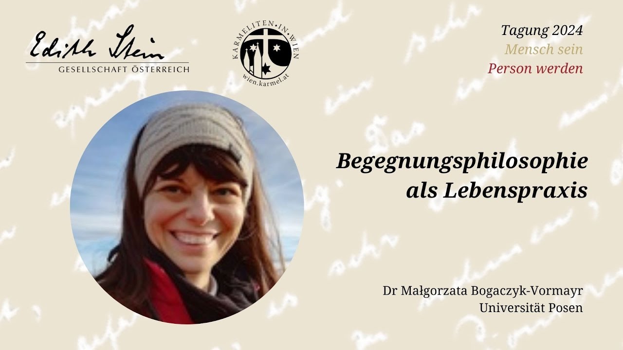 Begegnungsphilosophie als Lebenspraxis - Małgorzata Bogaczyk-Vormayr ...