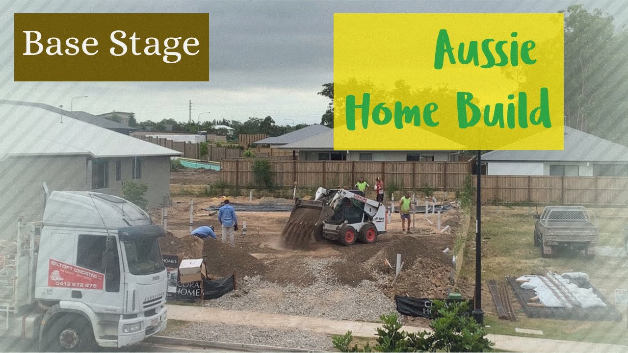 Australia New Home Build | Base Stage - YouTube