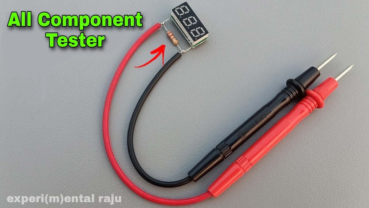 Helpfull Device for Home | All Components tester | Using One Resistor ...