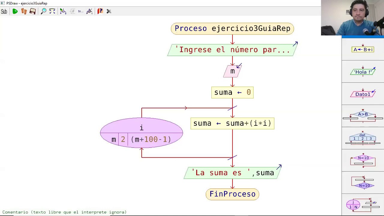 Clase 7: Estructura de control repetitiva para hacer - YouTube