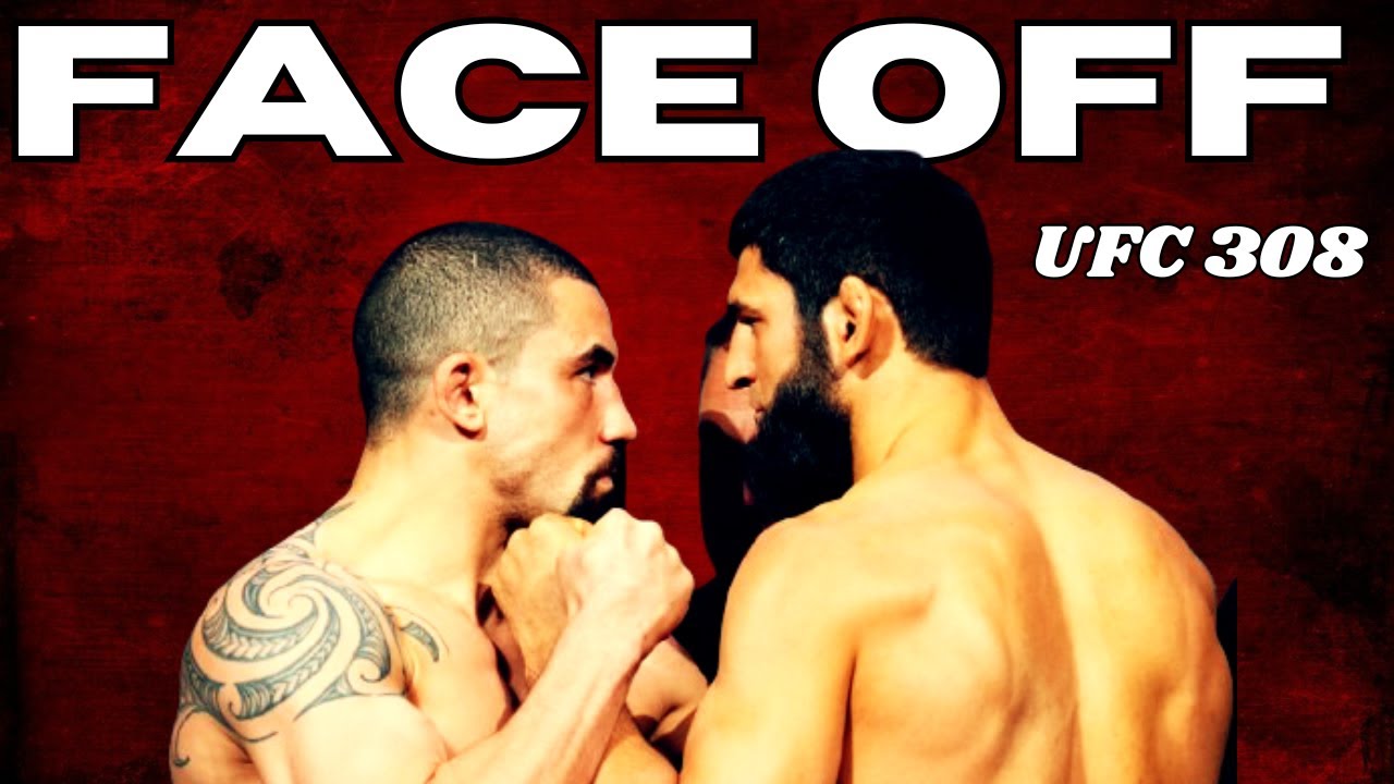 UFC 308 Face-Off: Topuria vs. Holloway and Chimaev vs. Whittaker - YouTube
