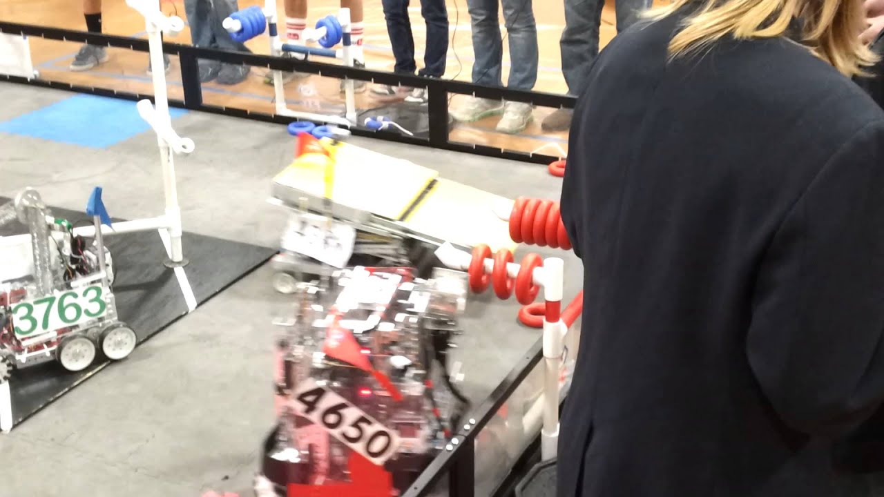 Hailey driving the robot - YouTube