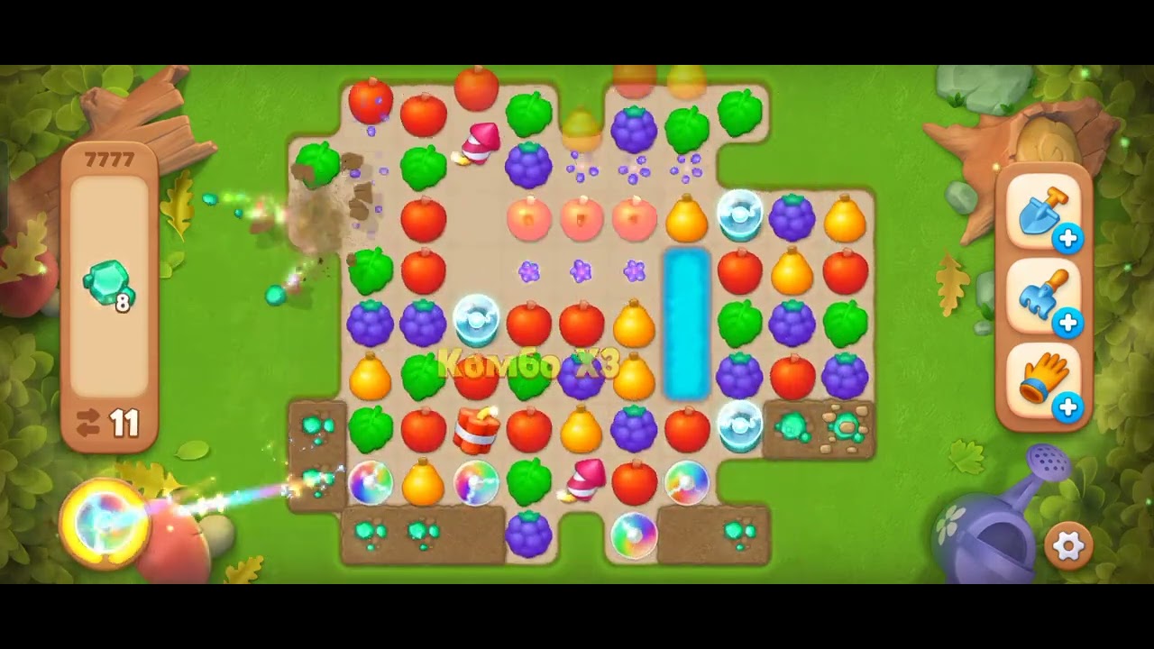 GardenScapes level 7777 - YouTube