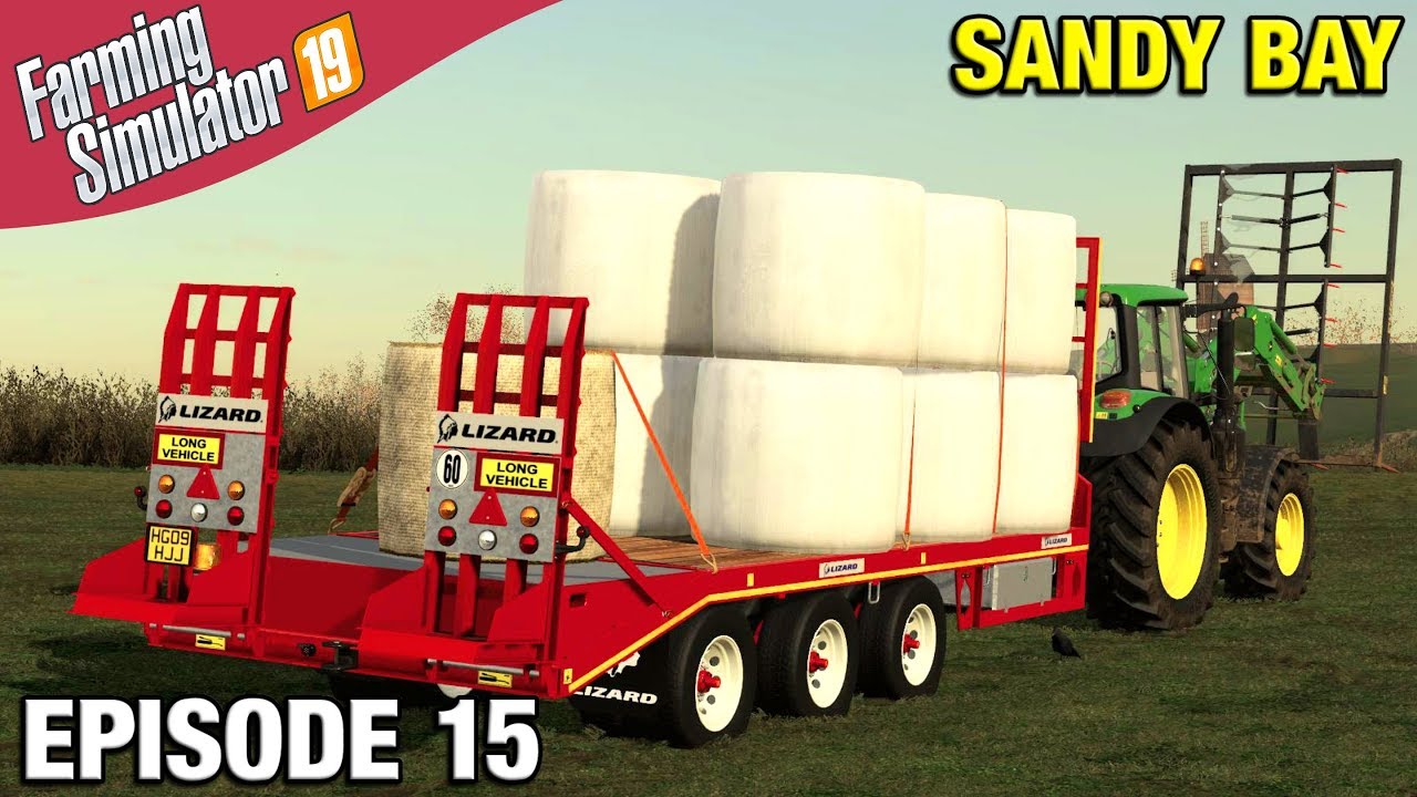 NEW FLATBED TRAILER Farming Simulator 19 Timelapse - Sandy Bay Seasons ...