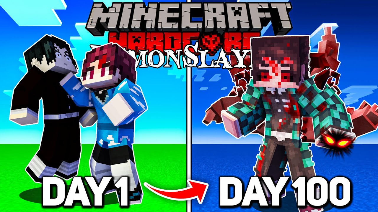 I Survived 100 Days in Minecraft Demon Slayer as a DEMON... And THIS is ...
