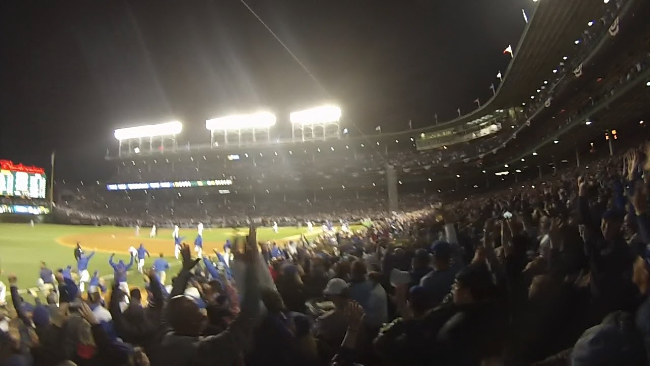 Chicago Cubs Final Out NLCS Game 6 @ Wrigley Field 10/22/16 - YouTube