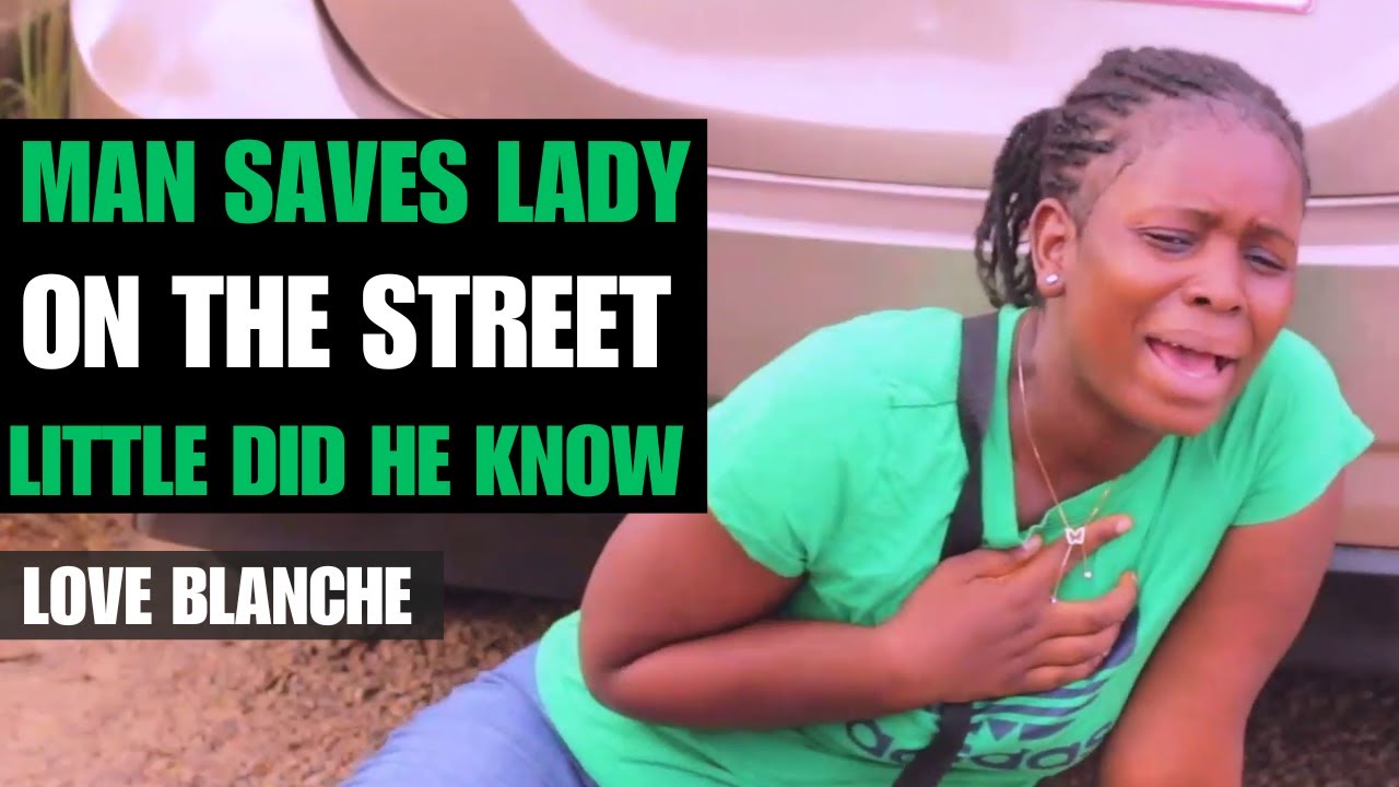 Man saves lady on the street little did he know this will happen - YouTube
