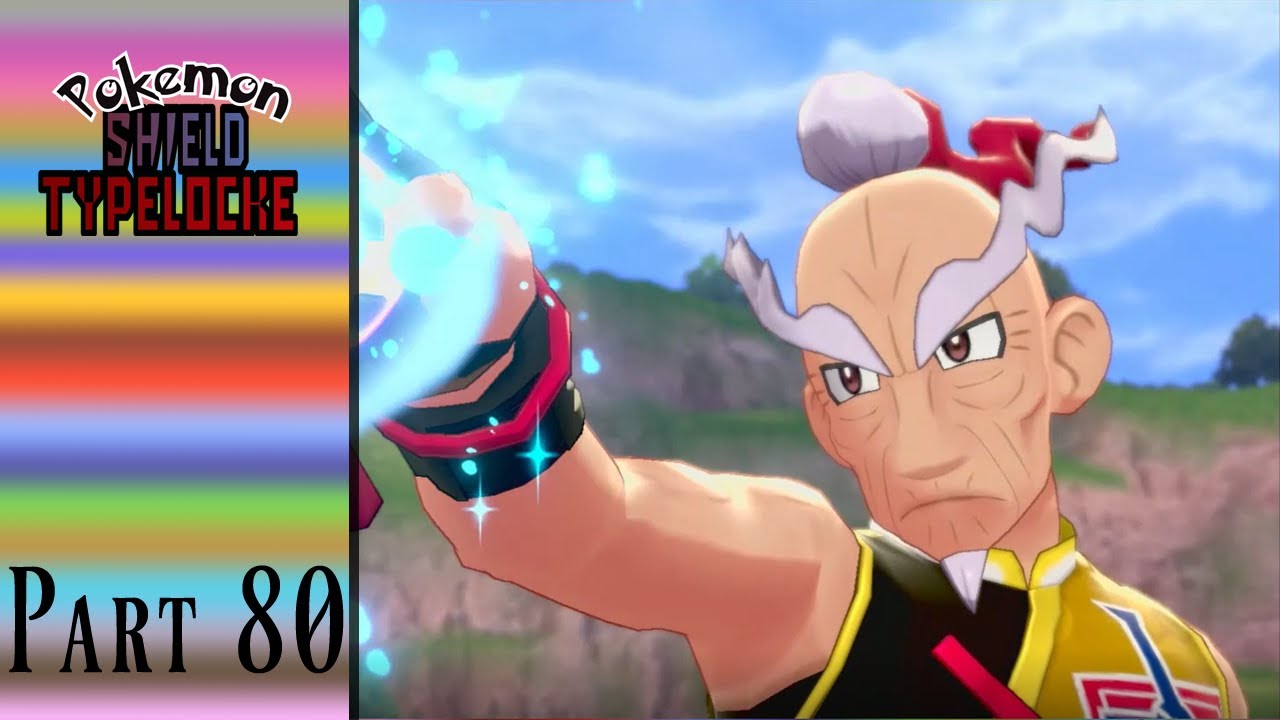 "Master Dojo Final Battle" Pokemon Shield Typelocke 80 - YouTube