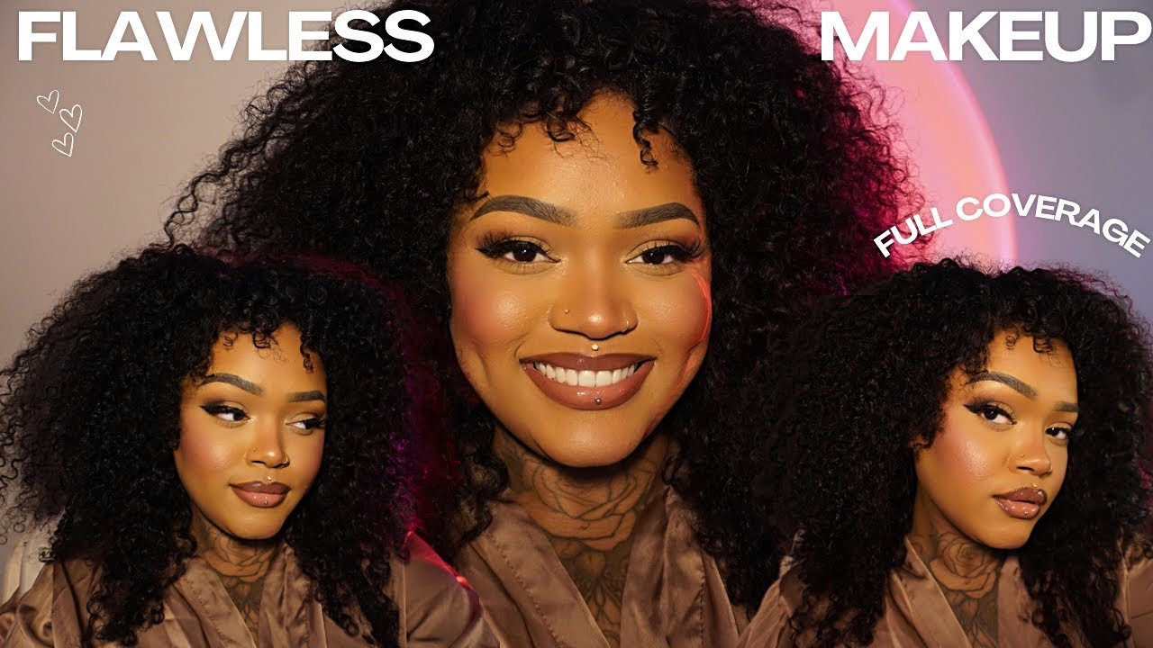 Flawless Full Coverage Makeup | Beginner Friendly Tutorial - YouTube