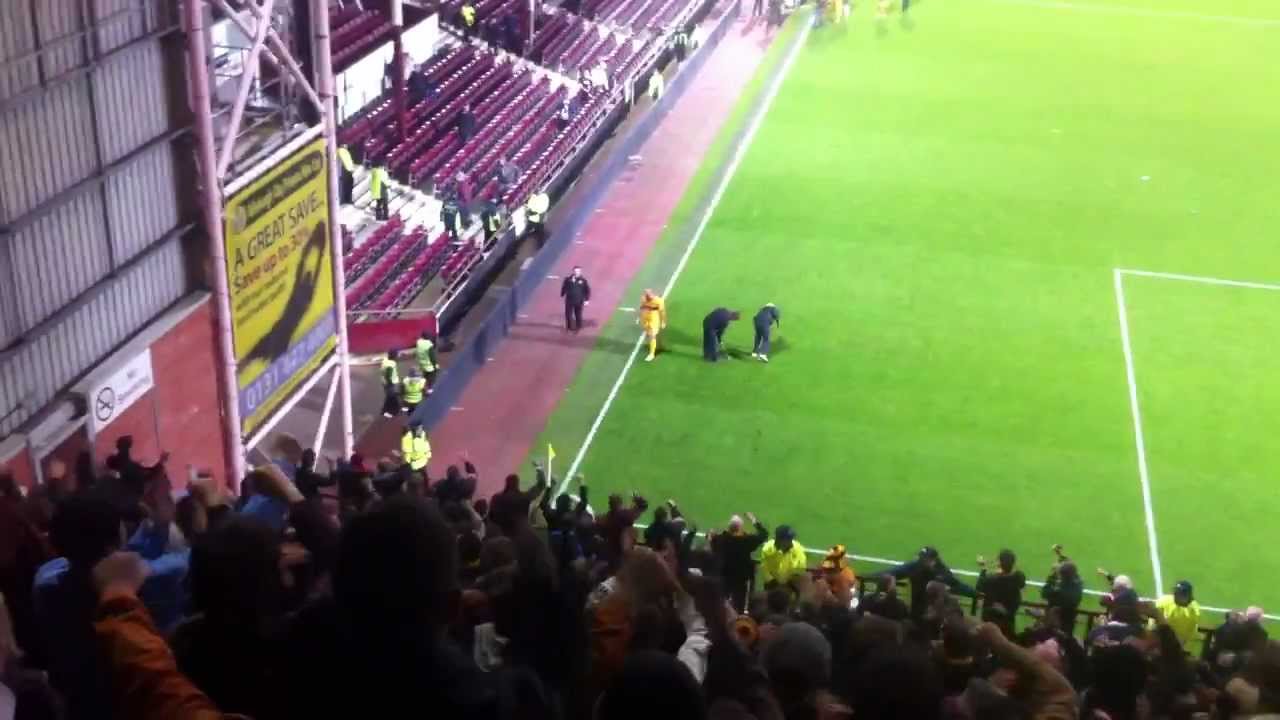 Post-match Motherwell fans at Tynecastle (01/05/12). - YouTube