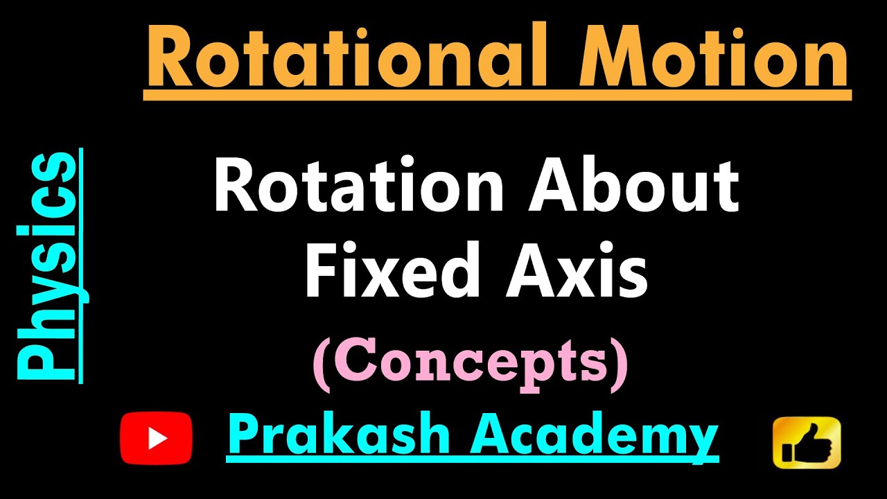 What is rotation about fixed axis -problem - YouTube