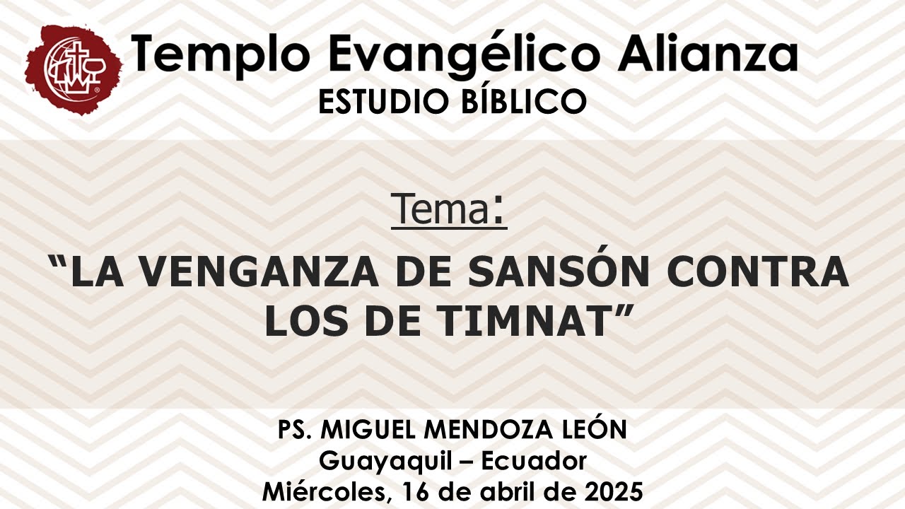 "LA VENGANZA DE SANSÓN CONTRA LOS DE TIMNAT" - YouTube