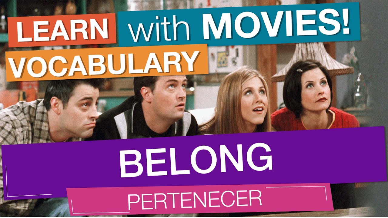 Vocabulario en inglés con pronunciacion y traduccion: 'BELONG' - YouTube