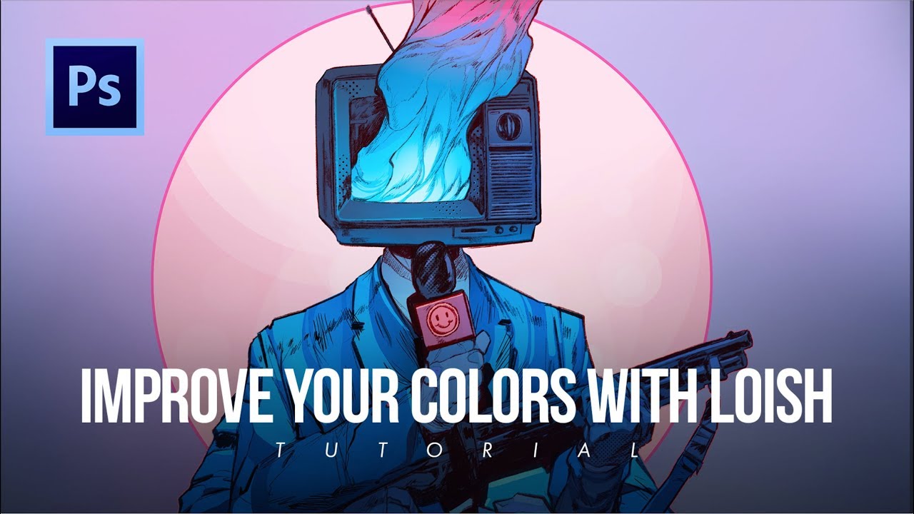 How To Color Digital Art Like Loish Youtube