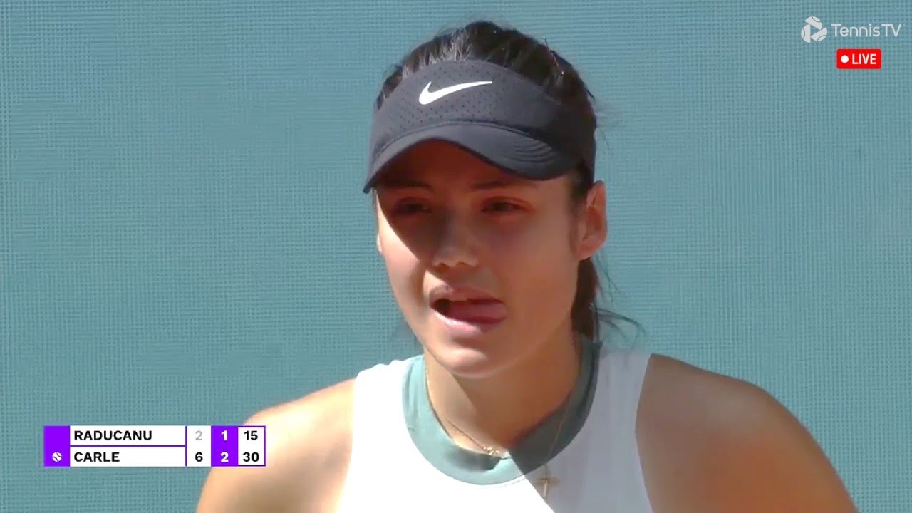 Emma Raducanu vs Maria Carle Mutua Madrid Open 2024 | Tennis Highlights ...