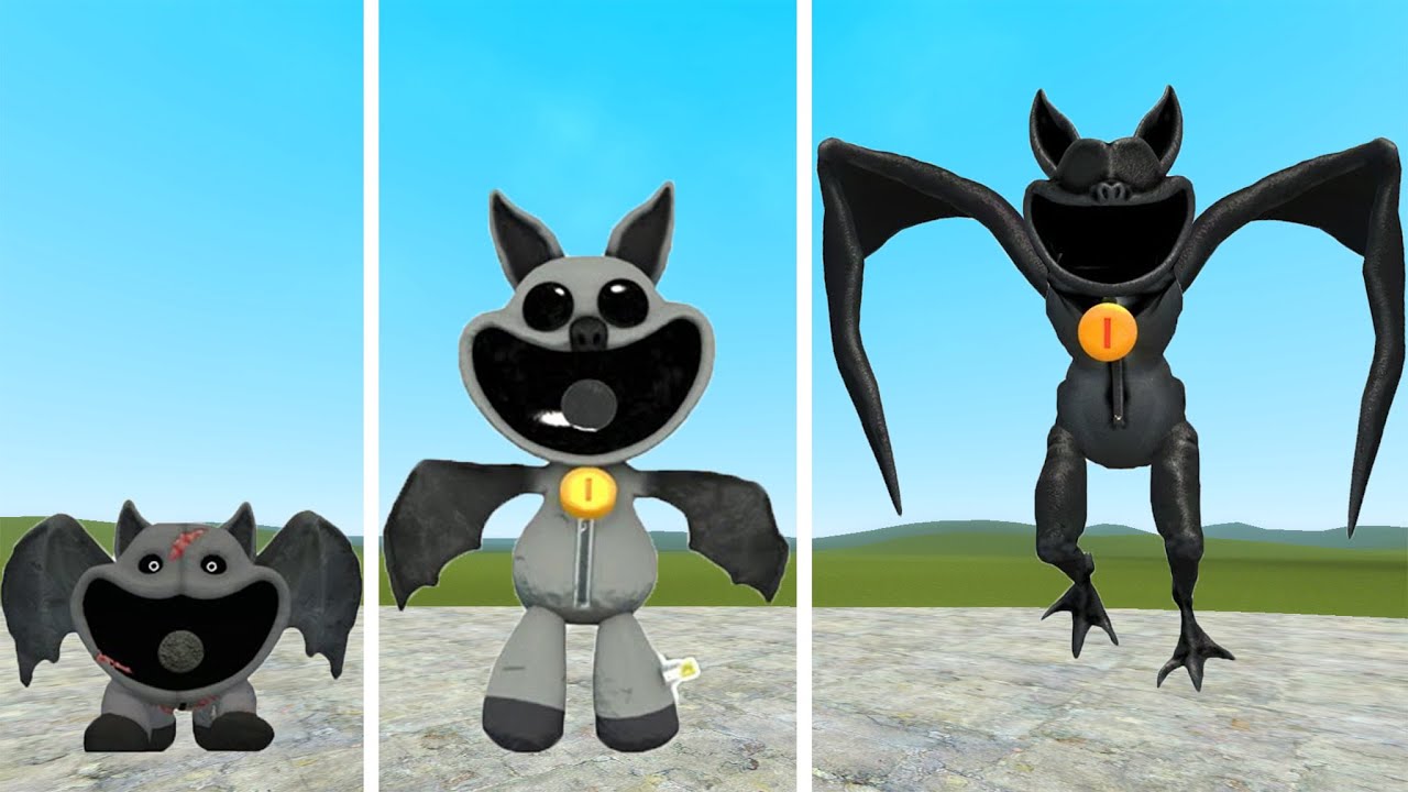 EVOLUTION OF FORGOTTEN SMILING CRITTERS BANDIT BAT! POPPY PLAYTIME ...