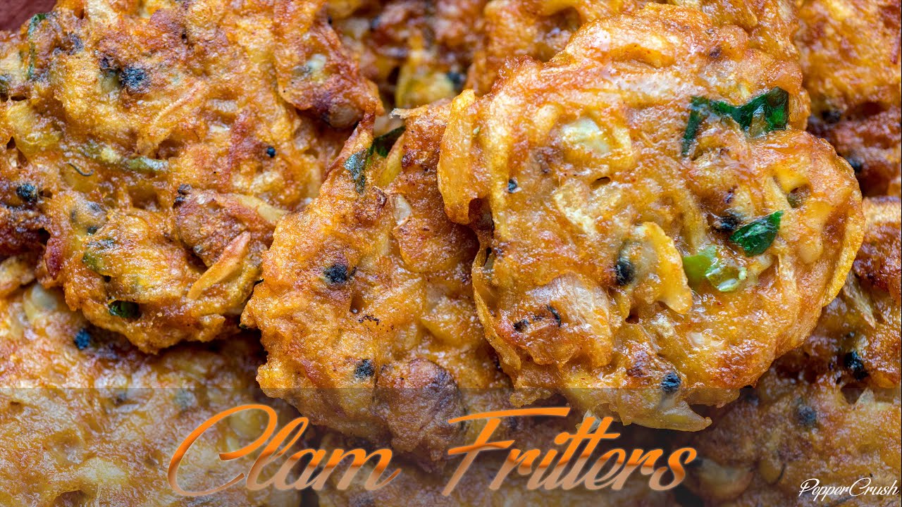 Crispy Clam Fritters I PepperCrush I - YouTube