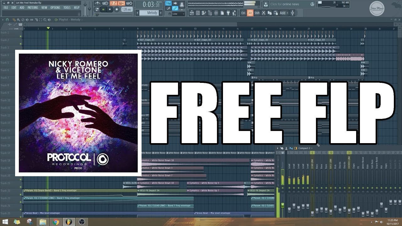 [FREE FLP] Vicetone & Nicky Romero - Let Me Feel (FL STUDIO 12 REMAKE ...