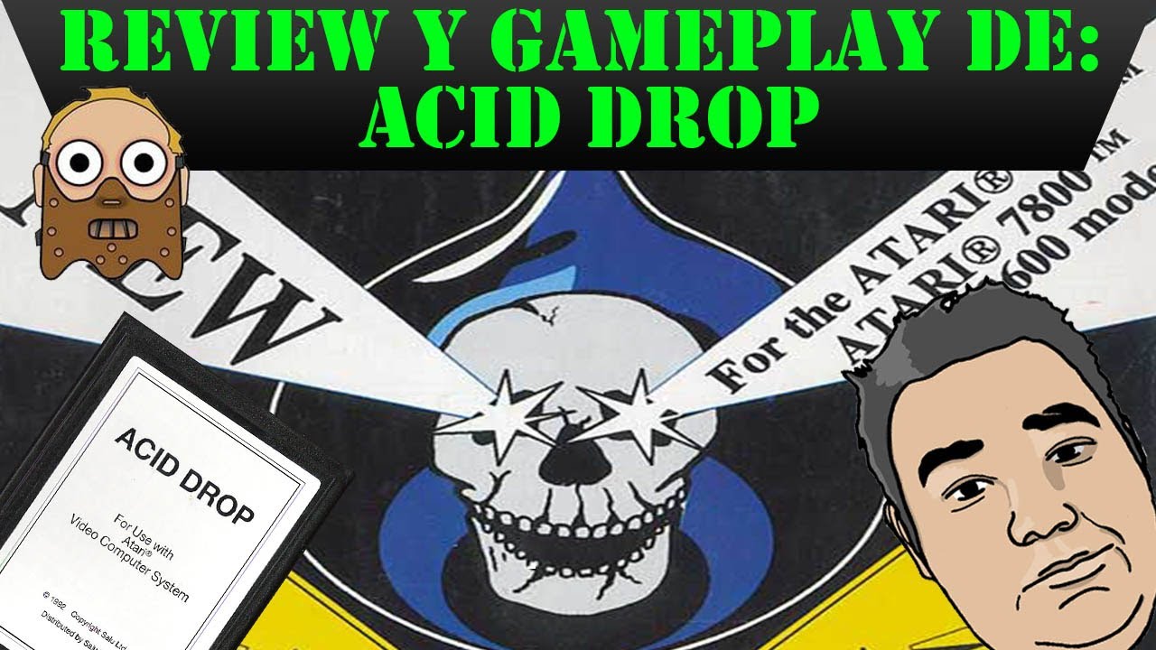 Acid Drop (1992) - Atari 2600 - Review y Gameplay - YouTube